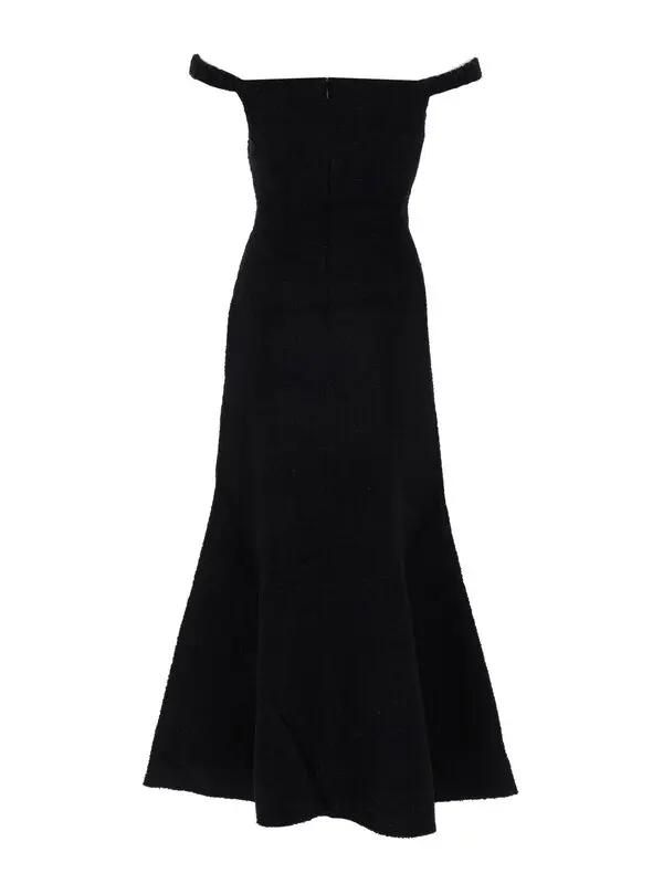 SELF-PORTRAIT Boucle Midi Dress