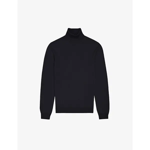 REISS Caine Roll-neck Wool Jumper
