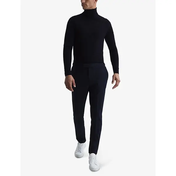 REISS Caine Roll-neck Wool Jumper