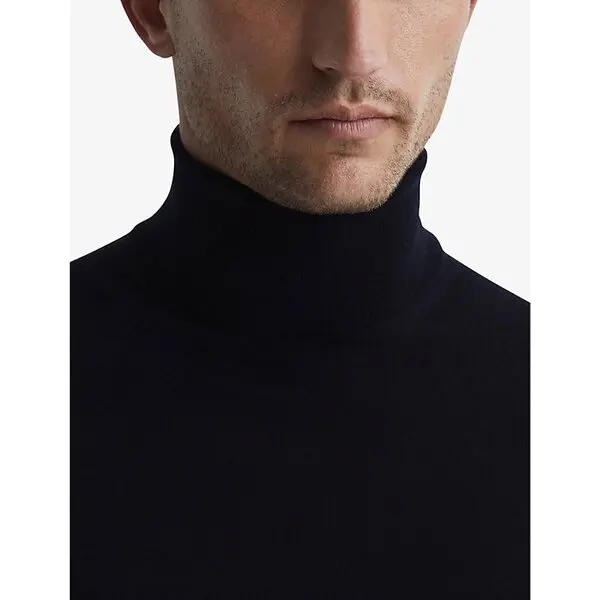 REISS Caine Roll-neck Wool Jumper