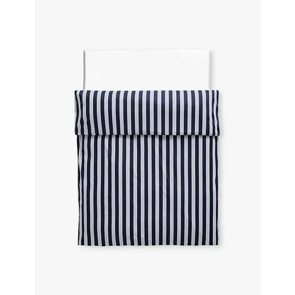 HAY Ete Stripe-print Cotton Duvet Cover