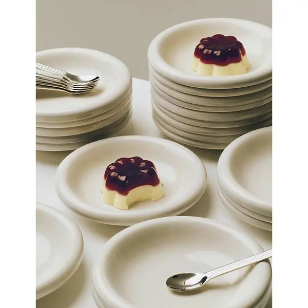 HAY Barro Round Terracotta Bowls Set Of Two - Off-white