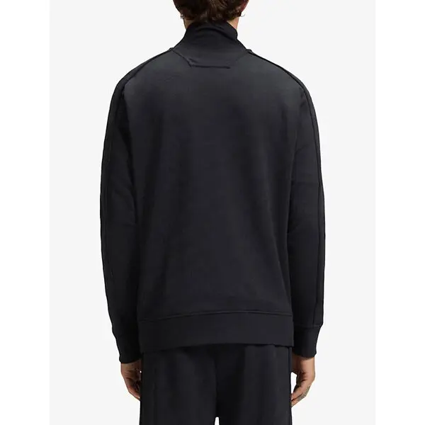 BOSS Quilted Jacquard Regular-fit Woven Sweatshirt