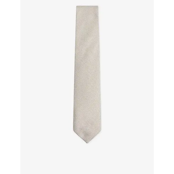 REISS Textured Silk Tie