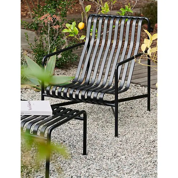 HAY Palissade Powder-coated Steel Ottoman