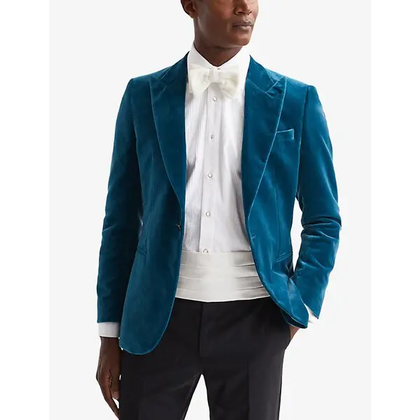 REISS Pleated Silk Cummerbund