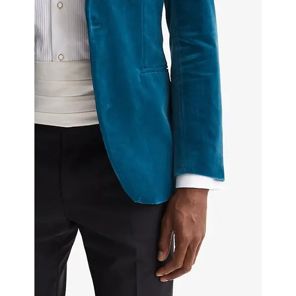 REISS Pleated Silk Cummerbund