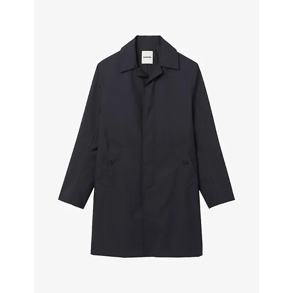 Sandro Collared Waterproof Shell Coat