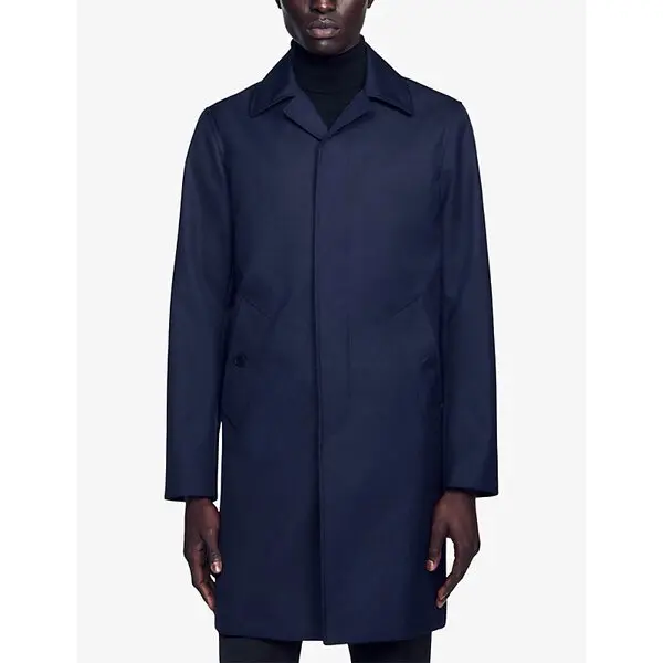 Sandro Collared Waterproof Shell Coat