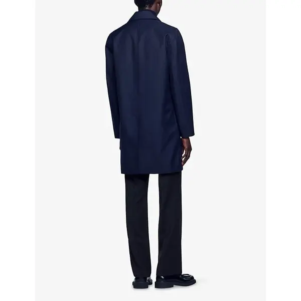 Sandro Collared Waterproof Shell Coat