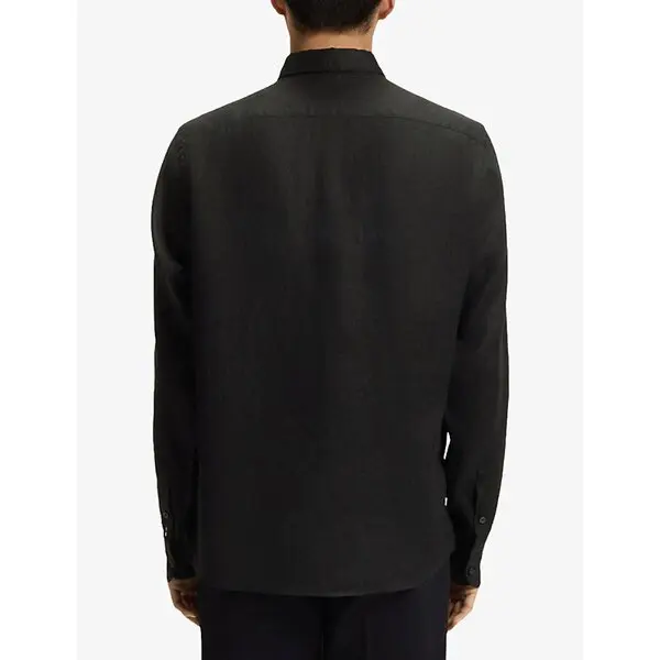 BOSS Regular-fit Long-sleeve Linen Shirt