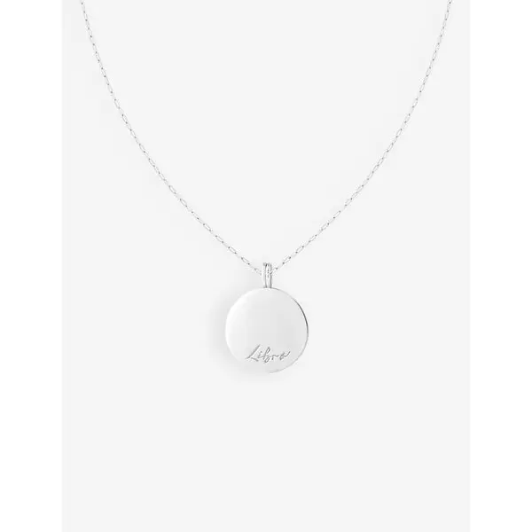 ASTRID & MIYU Libra Zodiac Plated Sterling Necklace