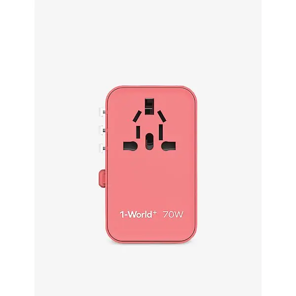 THE TECH BAR Momax Portable Travel Charger With Usb-c Cable - Red