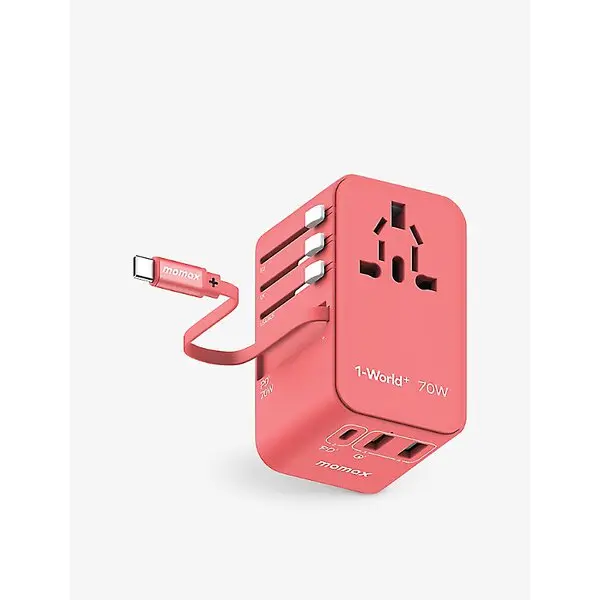 THE TECH BAR Momax Portable Travel Charger With Usb-c Cable