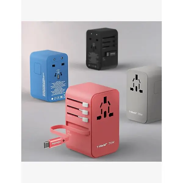 THE TECH BAR Momax Portable Travel Charger With Usb-c Cable