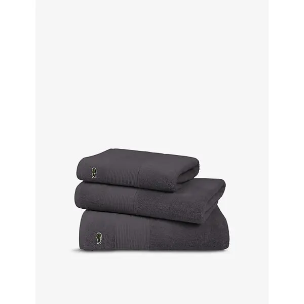 Lacoste Casual Logo-embroidered Cotton 90cm X 150cm - Multicoloured