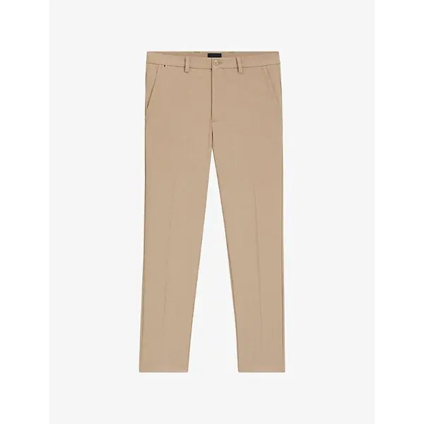 BOSS Slim-fit Straight-leg Stretch-woven Trousers