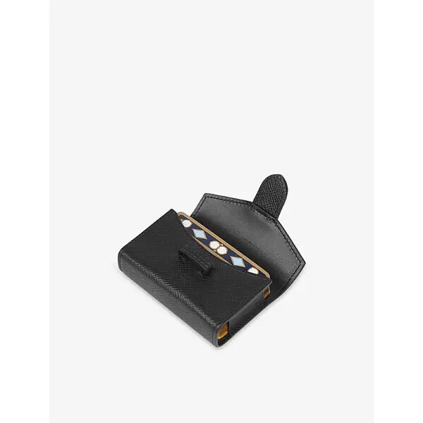 Smythson Single Play Leather Playing Card Case