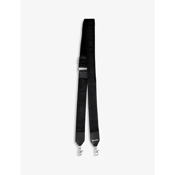 Zadig&Voltaire Logo-jacquard Shoulder Strap - Noir