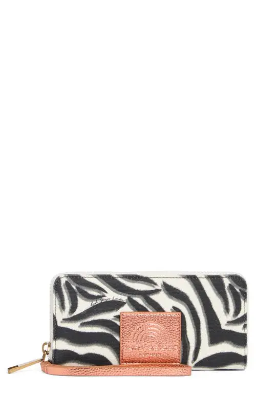 Kurt Geiger Southbank Zip Wallet - Charcoal