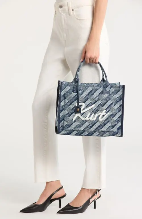Kurt Geiger Denim Tote