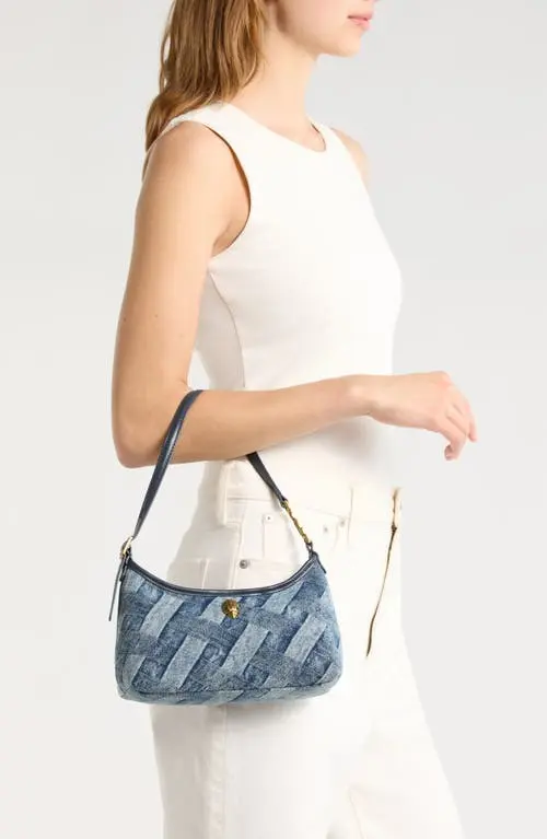 Kurt Geiger Denim Shoulder Bag - Navy