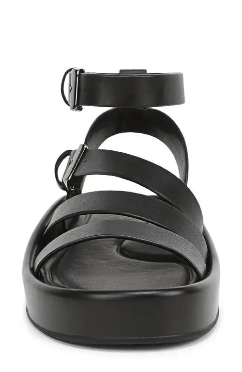 Naturalizer Platform Ankle Strap Sandals - Black