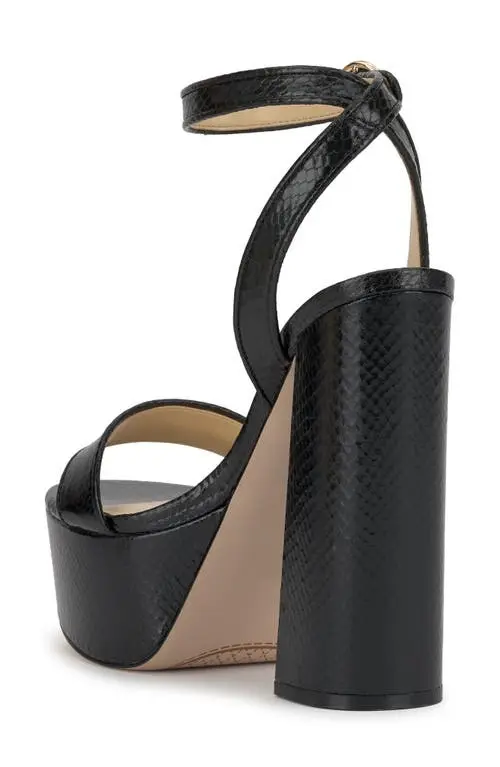 Jessica Simpson Axtyn Ankle Strap Platform Sandal - Black