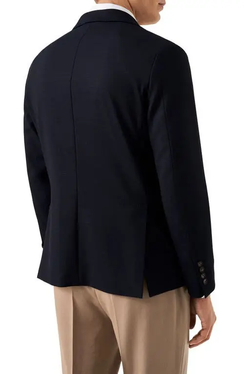 Eton Lana Tailored Fit Tech Soft Wool Blazer