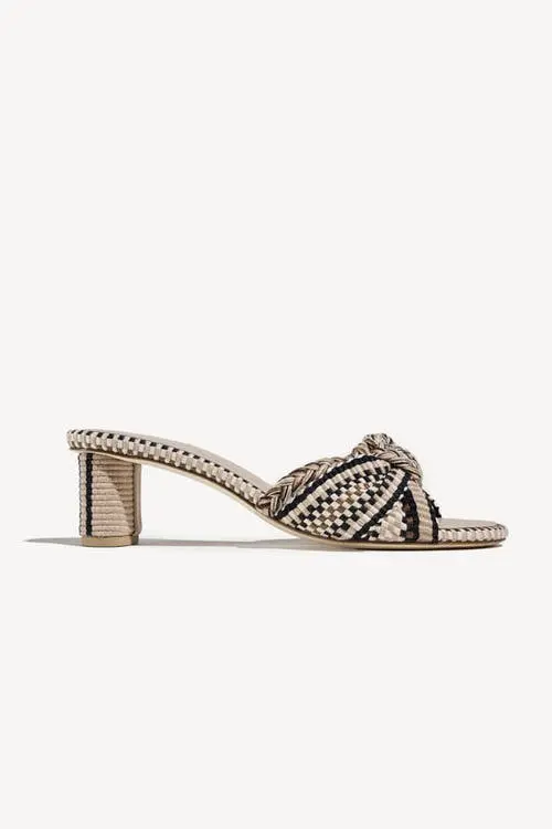 AMAMBAIH Jimena Heel Mules - Sand