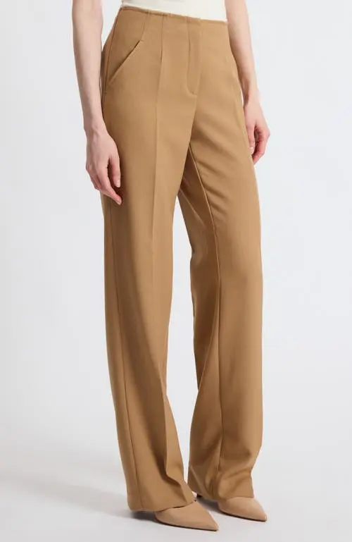 Santorelli Della Crepe Straight-leg Trousers