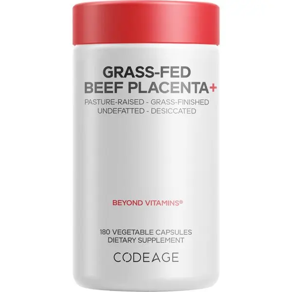 CODEAGE Grass-fed Beef Placenta, Liver & Tracheal Cartilage Blend - White
