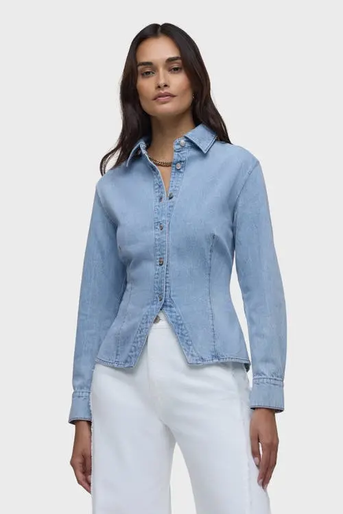 Hudson Jeans Button-up Long Sleeve Shirt
