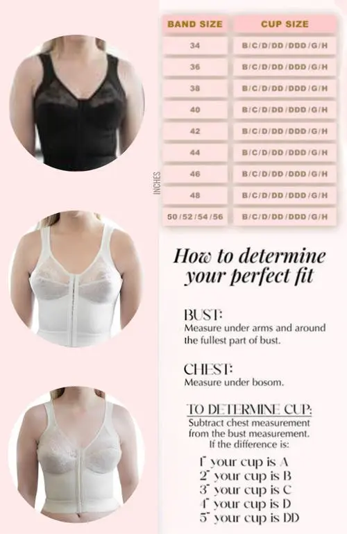 CORTLAND INTIMATES A DIVISION OF RAGO Front Closure Back Support Long Line Bra - Black