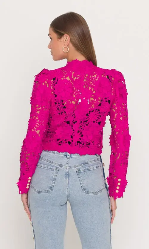 Generation Love Bondi 3d Lace Jacket