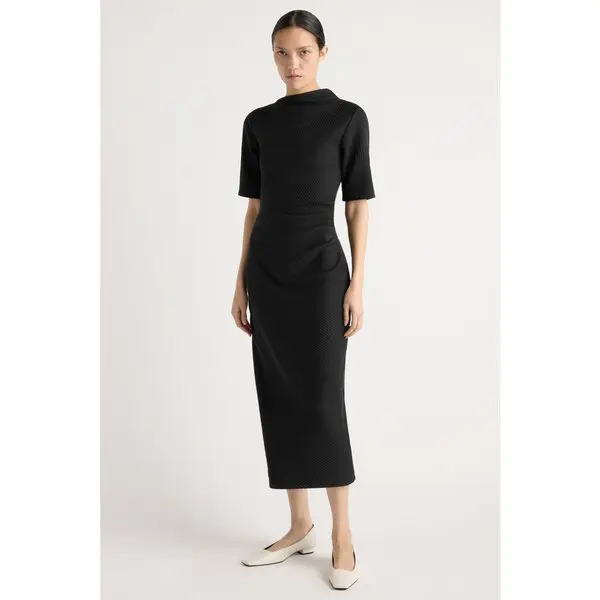 Modern Citizen Evie Ribbed Knit Jersey Dress