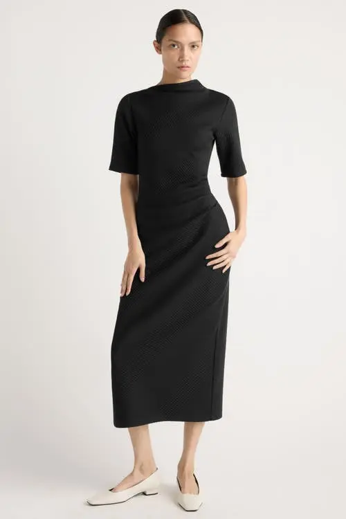 Modern Citizen Evie Ribbed Knit Jersey Dress