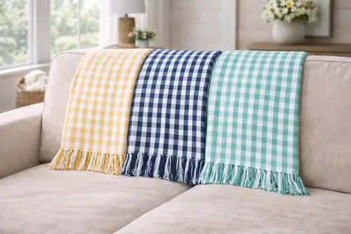 C&F HOME 50" X 60" Ashford Throw Blanket Collection - Yellow