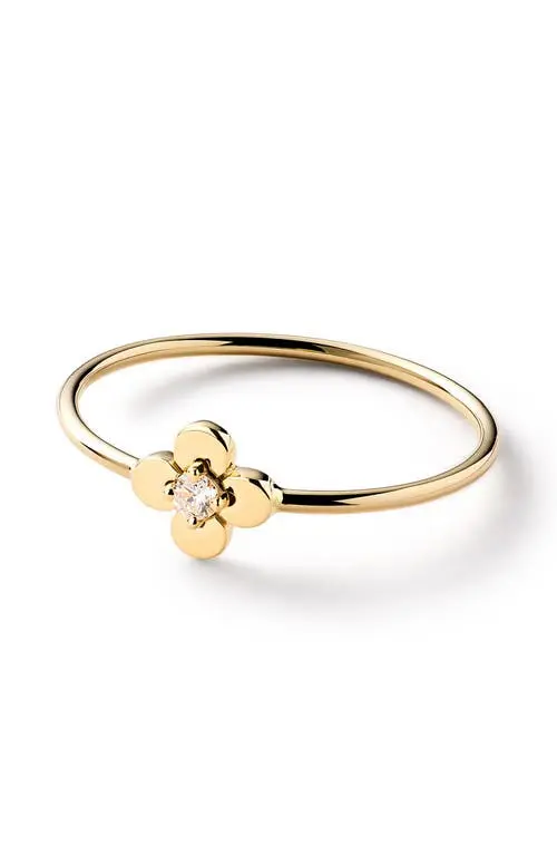 ANA LUISA Mini Diamond Flower Ring