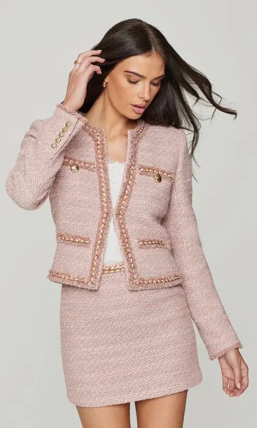 Generation Love Betsy Tweed Blazer