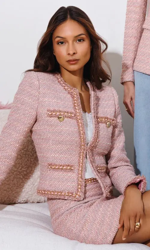 Generation Love Betsy Tweed Blazer