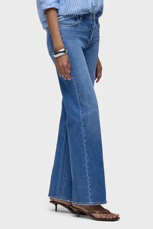 Hudson Jeans Rosie Wide Leg Jeans - Still Waters