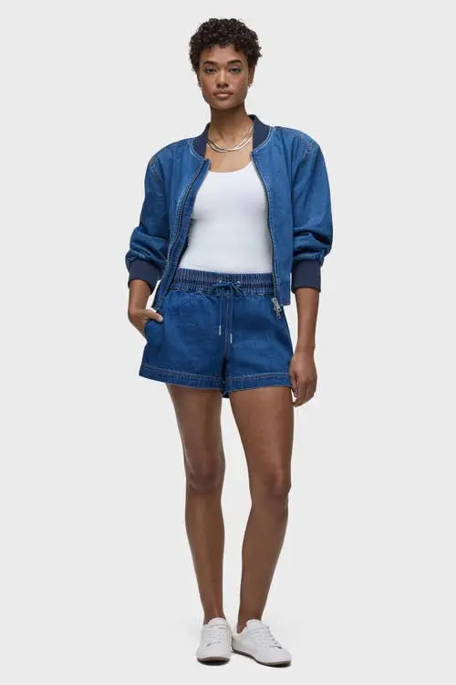 Hudson Jeans Denim Bomber Jacket