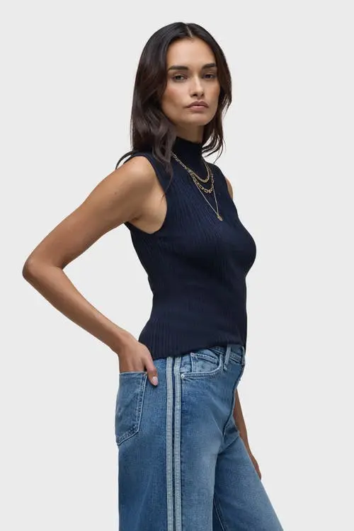 Hudson Jeans Mock Neck Sweater Tank