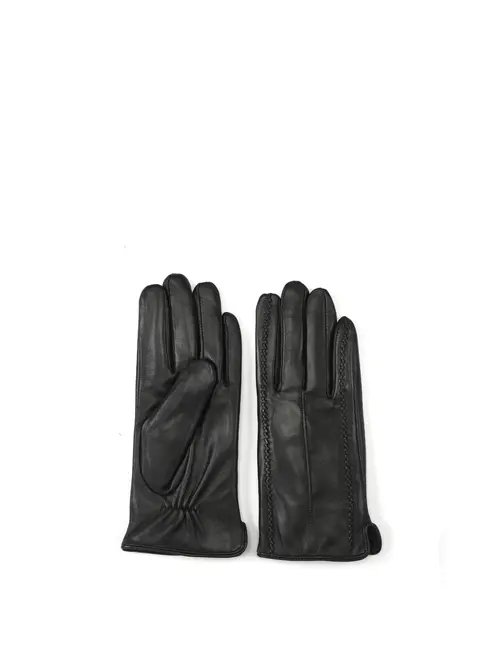 BOB ORÉ BLUE COLLECTION Elise Leather Gloves - Black