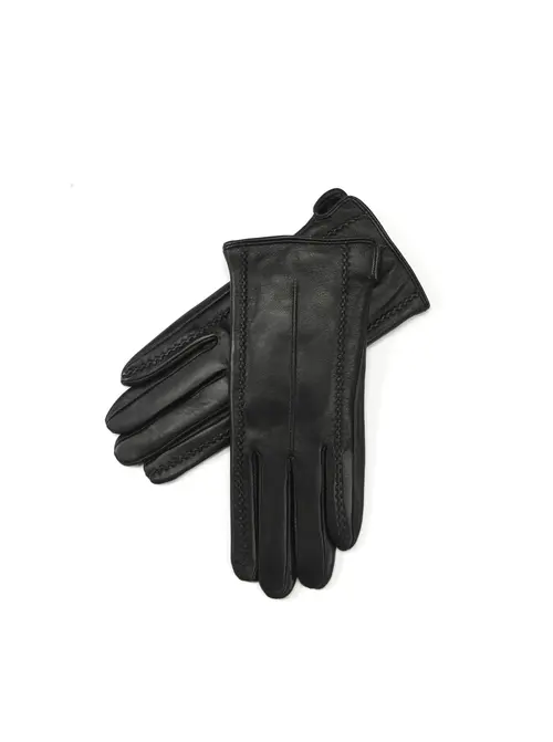 BOB ORÉ BLUE COLLECTION Elise Leather Gloves - Black