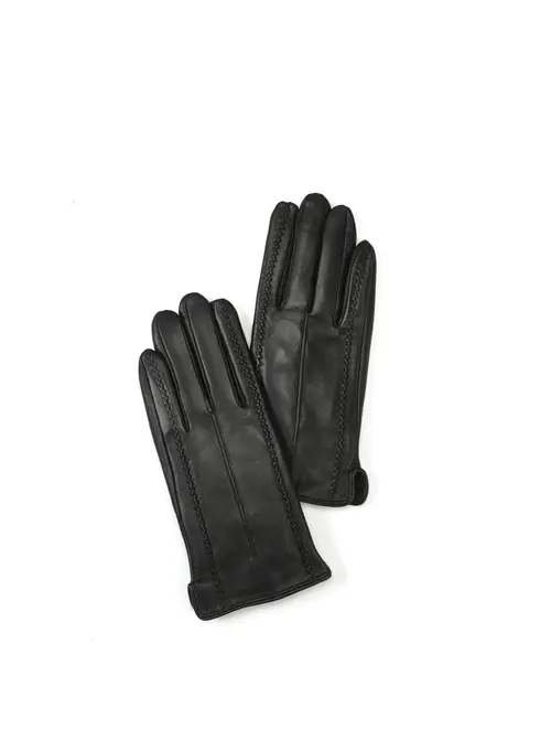 BOB ORÉ BLUE COLLECTION Elise Leather Gloves - Black