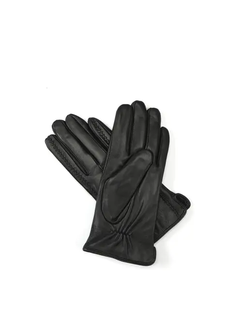 BOB ORÉ BLUE COLLECTION Elise Leather Gloves - Black