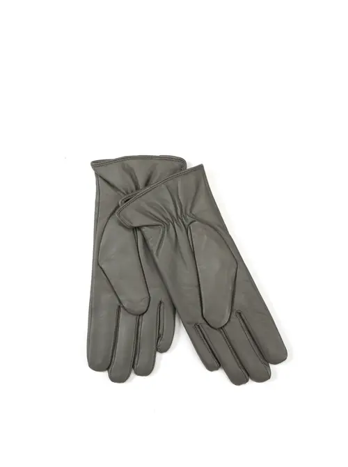 BOB ORÉ BLUE COLLECTION Elise Leather Gloves - Gray