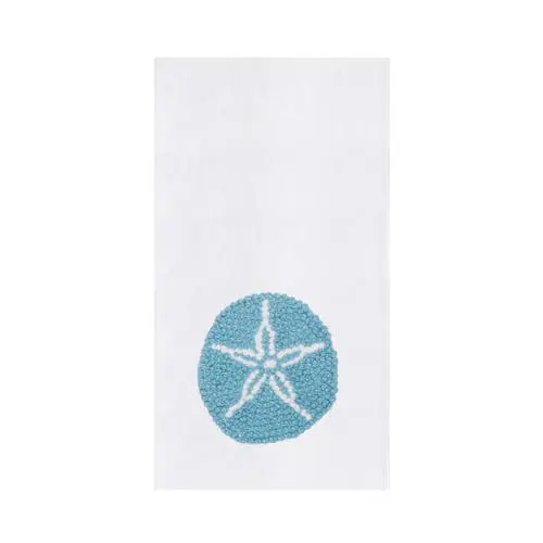 C&F HOME Sand Dollar 100% Cotton Flour Sack Dishtowel - Blue